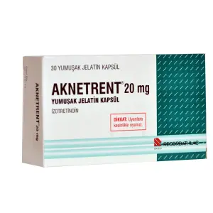 Aknetrent 20 mg by Recordati - Buy Aknetrent 20 mg (30 caps)