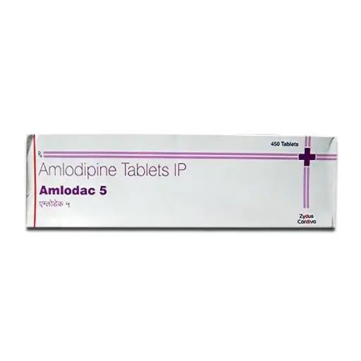 Amlodac 5 by Zydus Healthcare - Buy Amlodac 5 (100 pills)