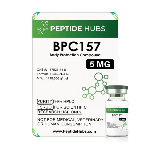 BPC 157 5 mg | Peptide Hubs | Buy BPC 157 2 mL Vial USA