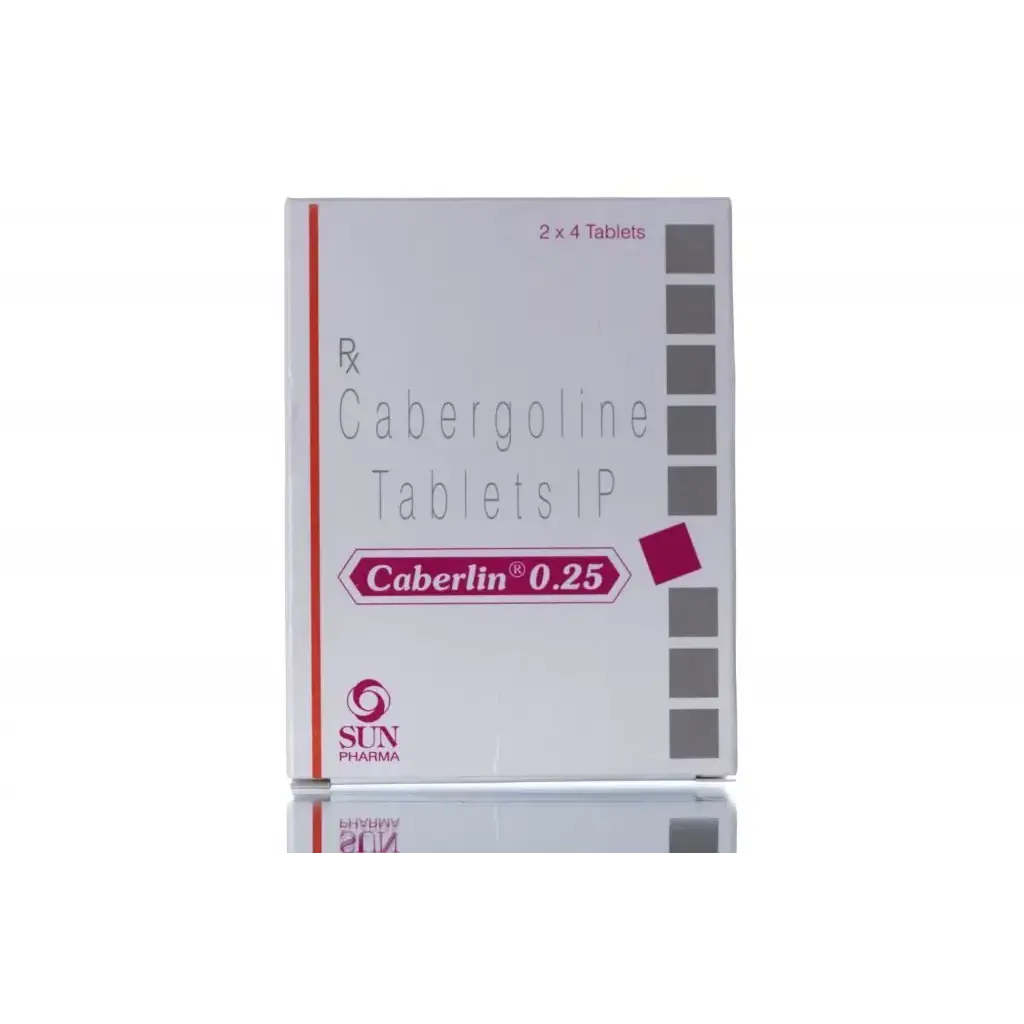 Cabgolin 0.25 by Sun Pharma - Buy Cabgolin 0.25 (8 pills)