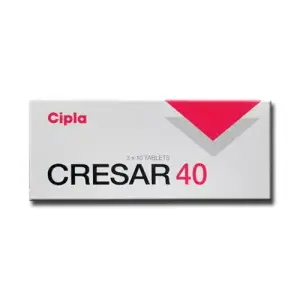 Cresar 40 by Cipla - Buy 100 pills of Cresar 40 (Telmisartan)